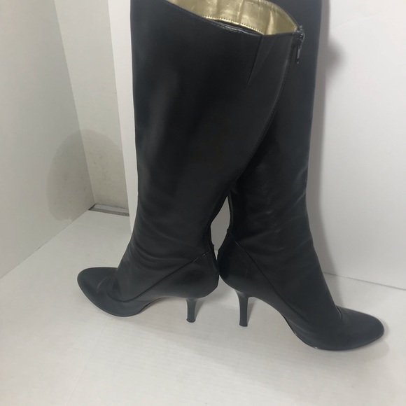 Anne Klein | Shoes | Leather Tall Boots | Poshmark